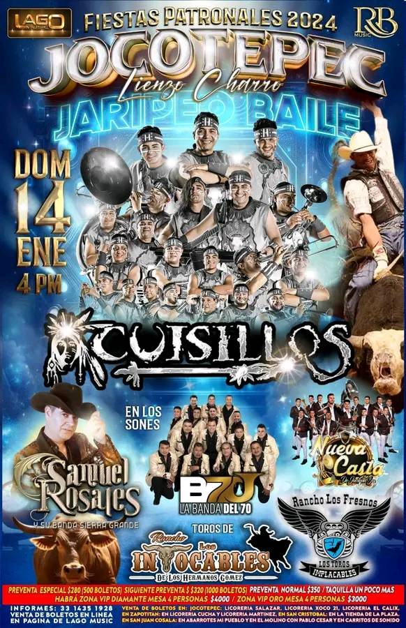 Fiestas Patronales Jocotepec 2024 | Dónde Hay Feria