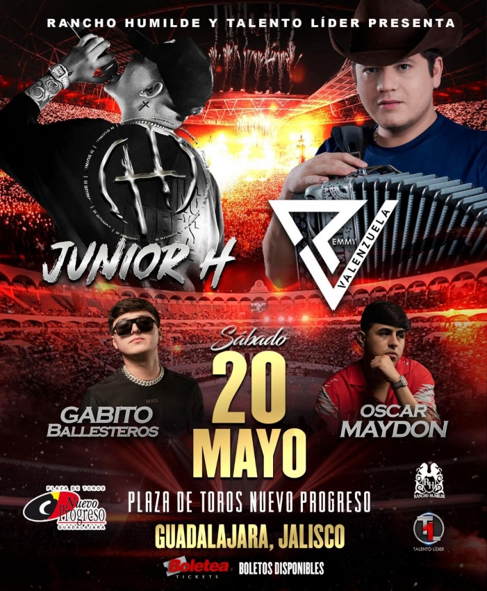 Junior H, Remmy Valenzuela, Gabito Ballesteros y Oscar Maydon en ... Junior H, Remmy Valenzuela, Gabito Ballesteros y Oscar Maydon en ...