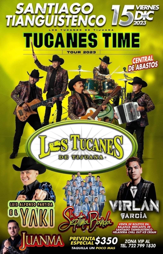 Tucanes de Tijuana, el Yaki y Virlán García en Santiago Tianguistenco ... Tucanes de Tijuana, el Yaki y Virlán García en Santiago Tianguistenco ...
