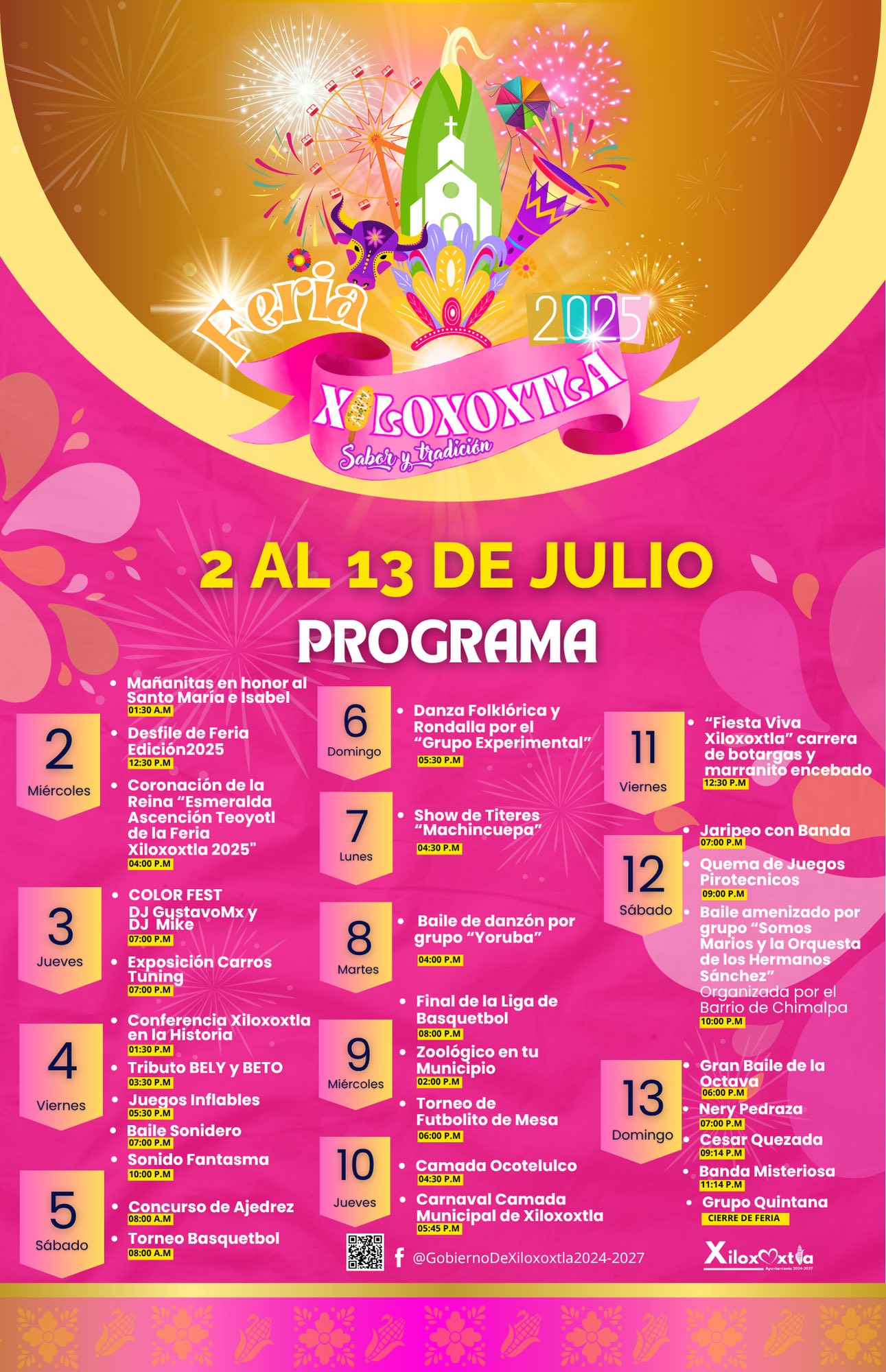 Feria Santa Isabel Xiloxoxtla 2025 | Dónde Hay Feria