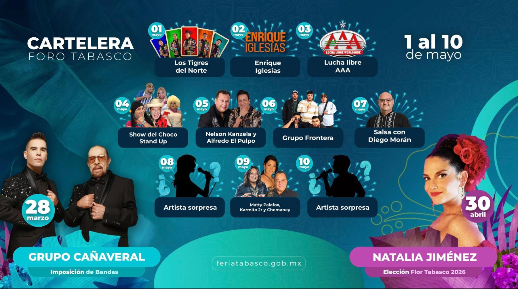 Feria Tabasco 2026 celebrará la cultura del estado del 1 al 10 de mayo ...