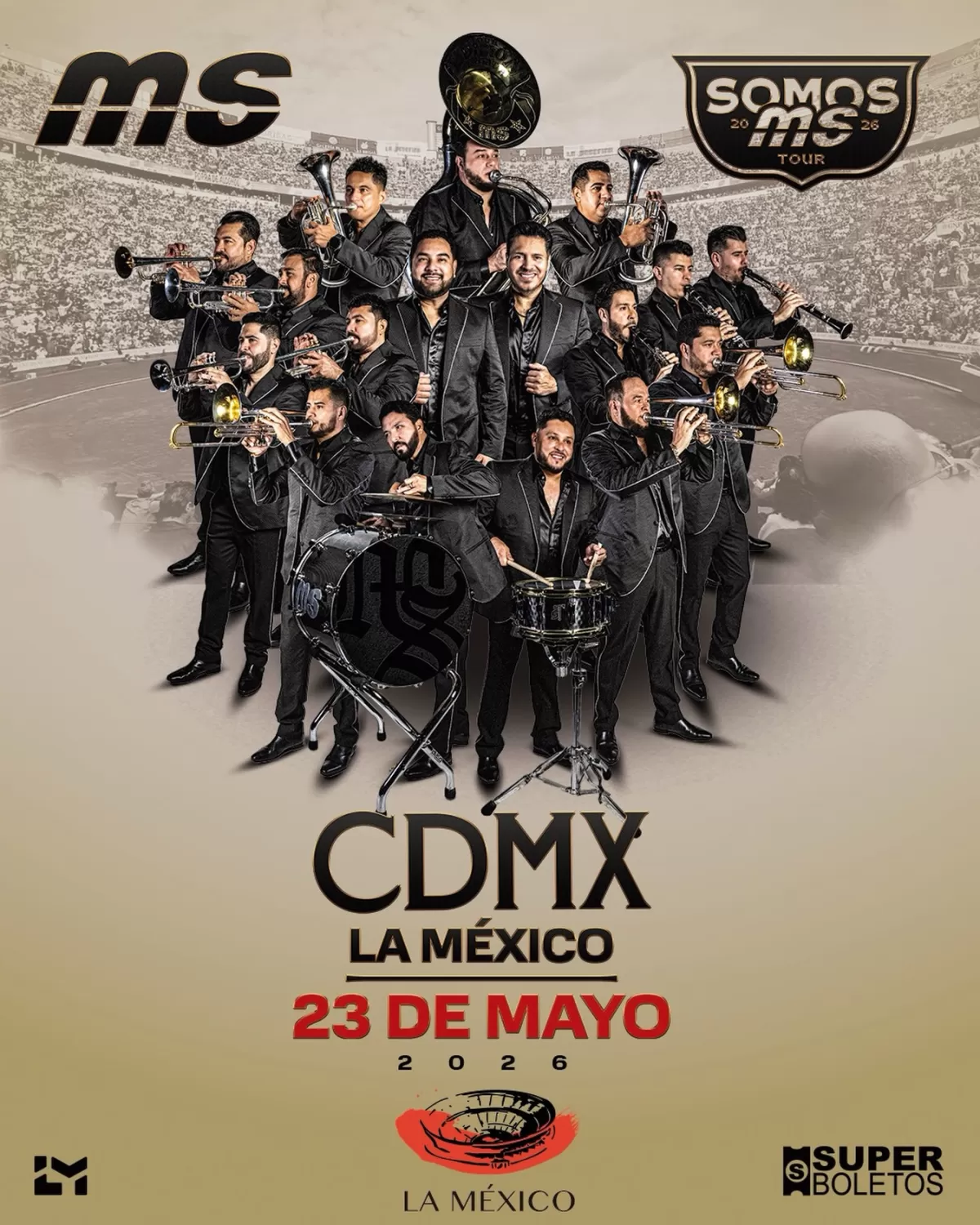 Banda MS en la Plaza México 2026: Concierto Histórico en CDMX este 23 ...