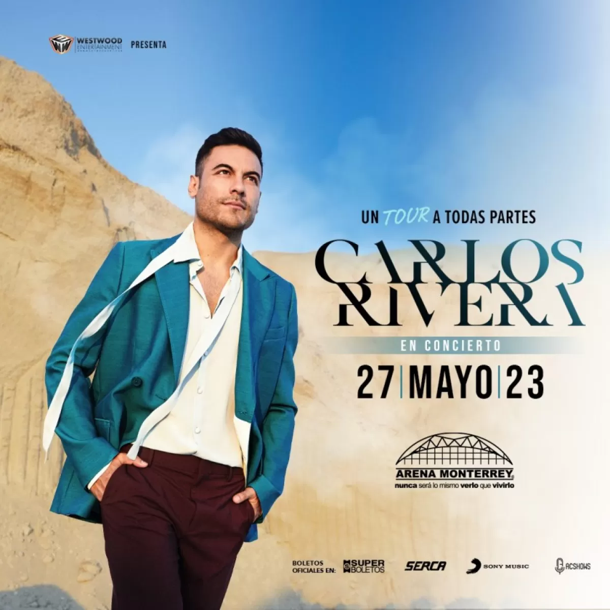 Carlos Rivera en La Arena Monterrey, Mayo 2023 | Dónde Hay Feria