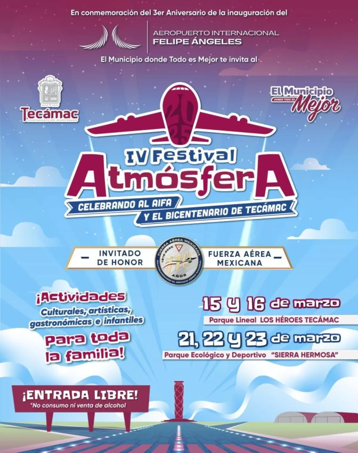 Festival Atmosfera Tecámac 2025 | Dónde Hay Feria