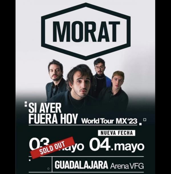Morat en la Arena VFG Guadalajara, Mayo 2023 | Dónde Hay Feria