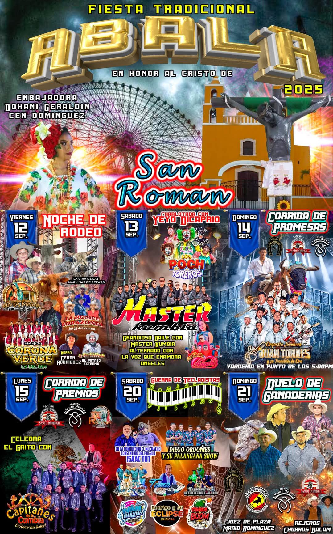 Fiesta Tradicional Abalá 2025 - Dónde Hay Feria