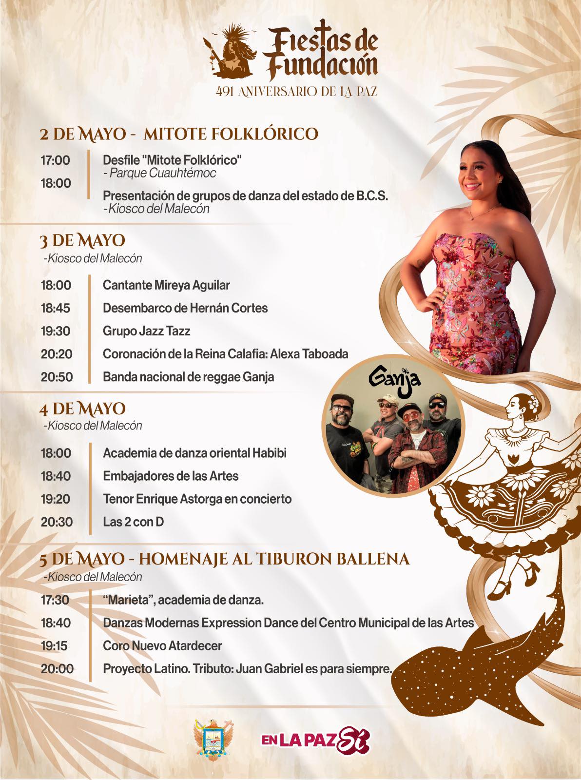 Fiestas de Fundación La Paz 2026: fechas, cartelera y todo sobre el 491 ...