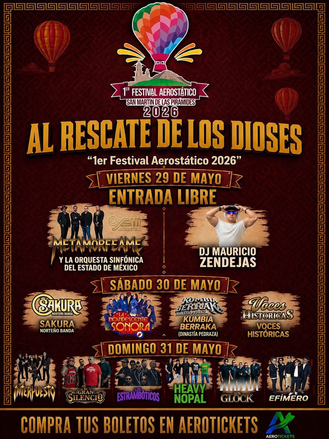 Festival Aerostático San Martín de las Pirámides 2026: una experiencia ...
